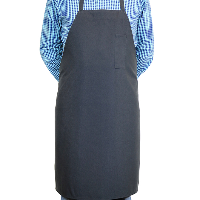 Black Spun Polyester Apron