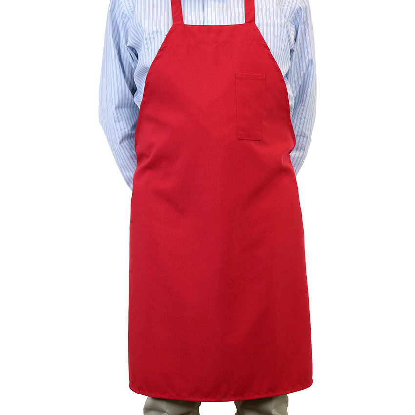 Red Spun Polyester-Apron