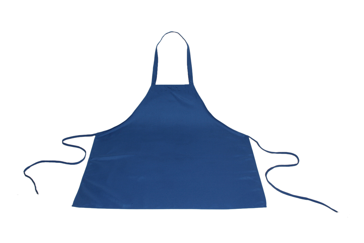 Royal Blue Spun Polyester-Apron
